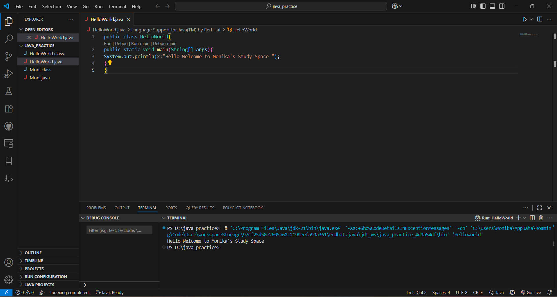 How to Install VS Code for Java and Create Your First Java Program ...
