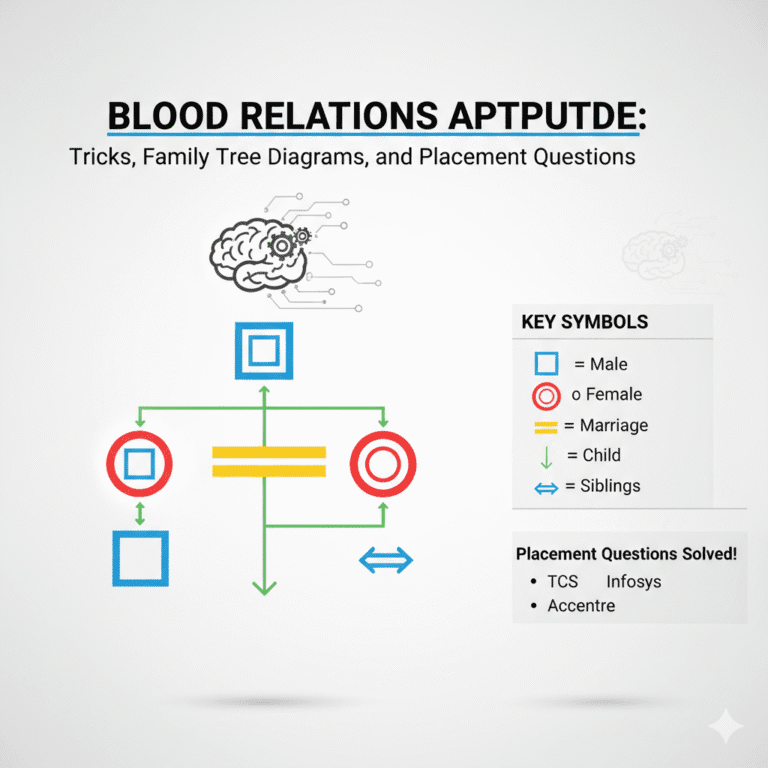 Blood Relations Aptitude: Tricks, Family Tree Diagrams, and Placement ...